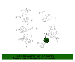 2008-2014 Mopar Isolator 5085079AD | TascaParts.com