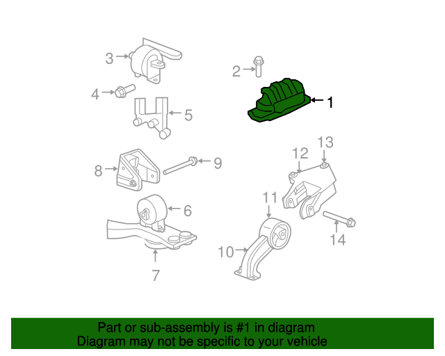 2007-2014 Mopar Side Mount - Passenger Side (RH) 5105450AB | TascaParts.com
