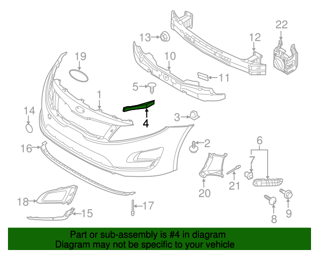2014-2016 Kia Optima OEM NEW 2014-2016 Kia Optima Bracket Front Left ...