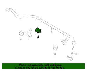 Genuine OEM Stabilizer Bar Bushing Part# LR015339 Fits 2005-2009 Land ...