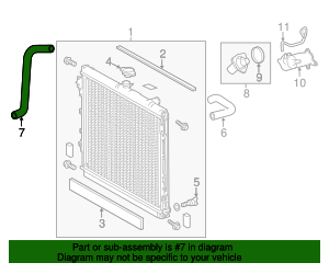 16572-0S012 - Radiator Coolant Hose - 2014-2021 Toyota | OEM Genuine ...