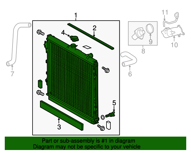 16400-0S030 - Radiator Assembly - 2014-2020 Toyota Tundra | Toyota ...