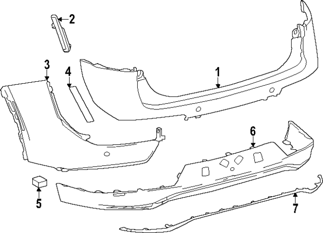 2023-2024 Toyota Crown Bumper Cover 52165-30900 | Toyota Parts Center