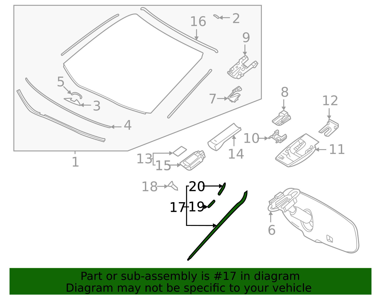 2021-2024 Toyota Sienna Side Molding 75504-08010 | Toyota Parts Center