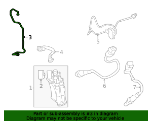 223-471-49-00 - PCV Valve Hose 2021-2024 Mercedes-Benz ...