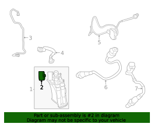 000-476-02-00 - Vapor Canister Filter 2018-2024 Mercedes-Benz ...
