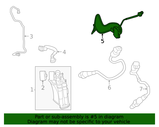 000-905-95-11 - Exhaust Gas Temperature (EGT) Sensor 2021-2023 Mercedes ...