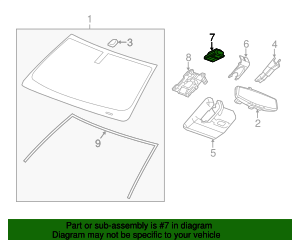 2014-2018 GM Front View Camera 84227381 GM | GMPartsDirect.com
