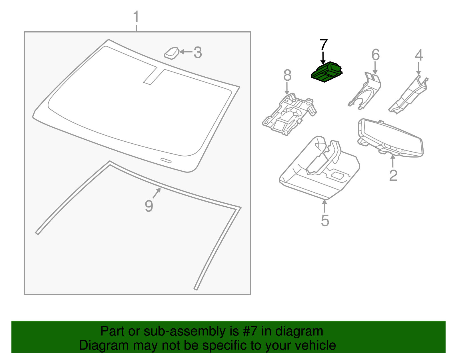 2014-2018 GM Front View Camera 84227381 | Chevy OEM Parts