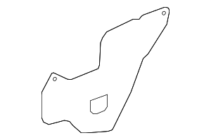 72861-T7A-000 - Water Shield 2016-2022 Honda HR-V | Honda Parts Online