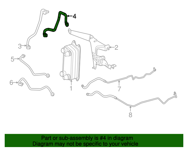 2012-2016 Mercedes-Benz Water Pipe 172-501-23-82 | AutoNationParts.com