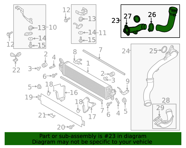 2016-2024 Mazda Air Inlet Pipe PY8W-13-330D | OEM Parts Online