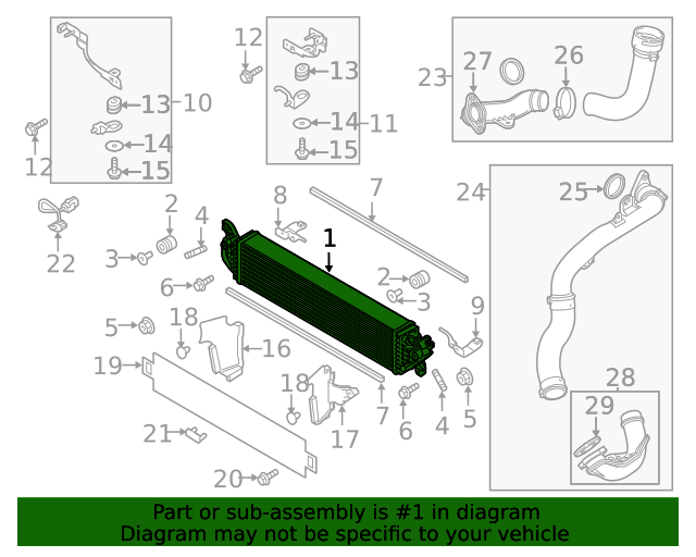 2016-2023 Mazda Inter-Cooler PY8W-13-565 | OEM Parts Online