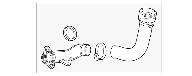 2016-2024 Mazda Air Inlet Pipe PY8W-13-330D | OEM Parts Online