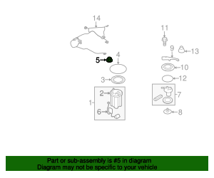 2006-2019 Subaru Fuel Pump Nut 902370033 | Subaru Parts Store