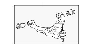 2016-2023 Toyota Tacoma Suspension Control Arm (Right, Front, Lower ...