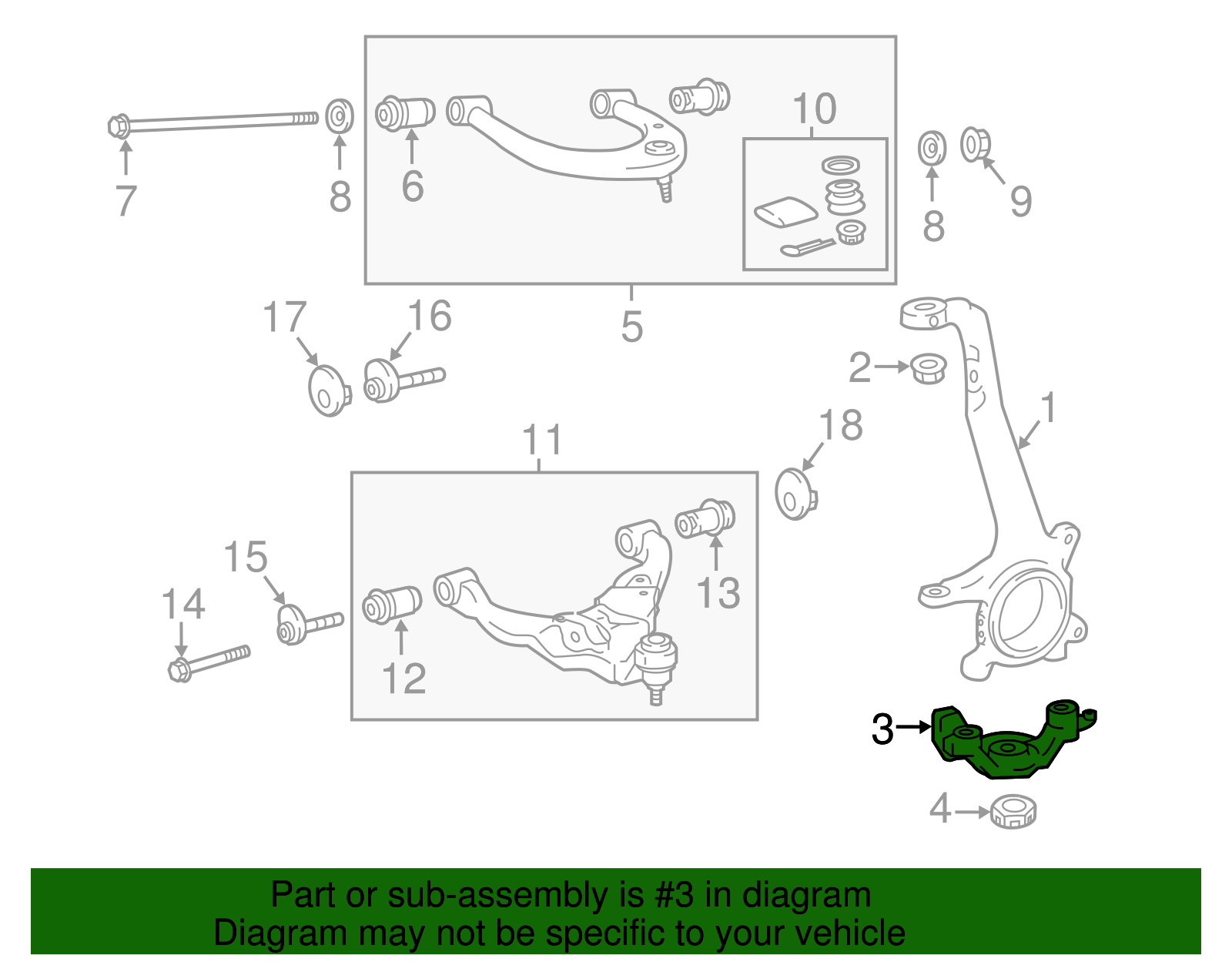 2005-2023 Toyota Tacoma Mount Bracket 48625-04050 | Toyota Parts Center
