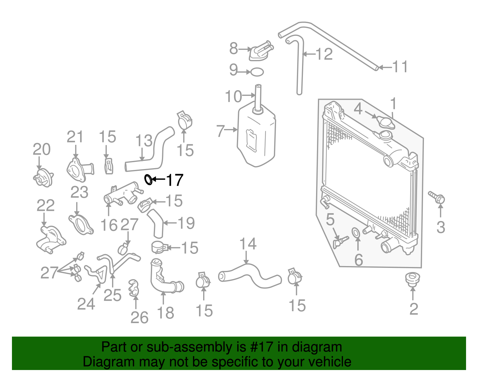 1986-2001 Suzuki | 1986-2001 Suzuki - Engine Coolant Pipe O-Ring ...
