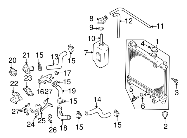 17550-66D00 - Inlet Pipe - 1999-2001 Suzuki Vitara | World OEM Parts Subaru
