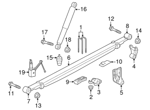 2015-2018 GM Rear Shock Absorber 84178213 | OEM Parts Online
