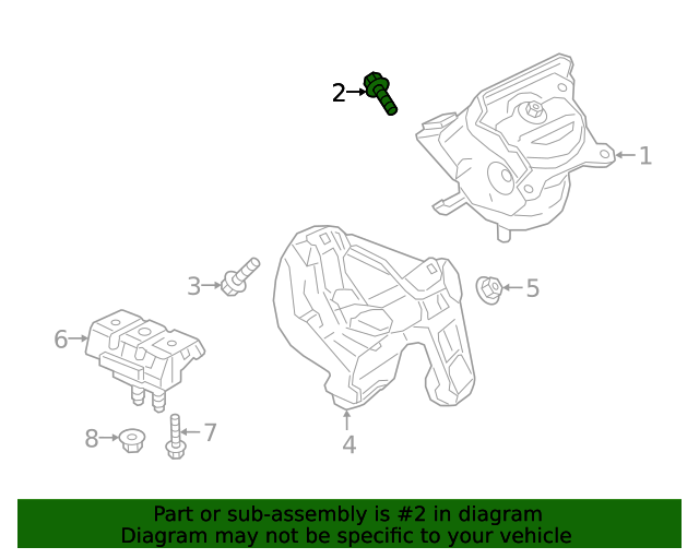 2018-2024 GM Multi-Purpose Bolt 11588273 GM | GMPartsDirect.com