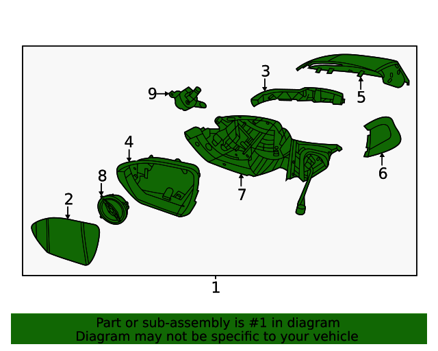 2022-2024 Hyundai Tucson Santa Cruz Front Right Passenger Side Rear ...