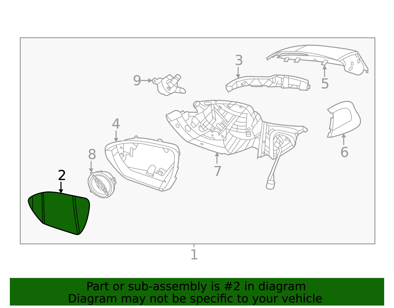 87621-CW020 - Door Mirror Glass 2022-2024 Hyundai | AutoNation Parts