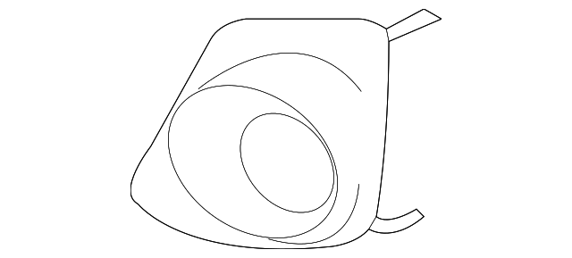 2011-2013 Toyota Corolla Cover Fog Lamp - PASSENGER SIDE 81481-02210 ...