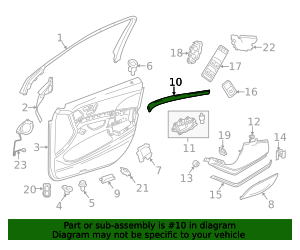 222-720-90-01 - Upper Molding 2018-2020 Mercedes-Benz | Mercedes-Benz ...