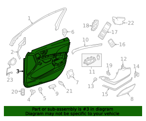 2014-2020 Mercedes-Benz Door Interior Trim Panel 222-720-75-00-9E38 ...