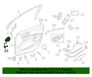 2018-2020 Mercedes-Benz Light Ring 222-906-84-04 | MB OEM Parts