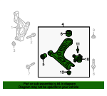 2016-2019 Hyundai Sonata Lower Control Arm 54500-E6100 | OEM Parts Online