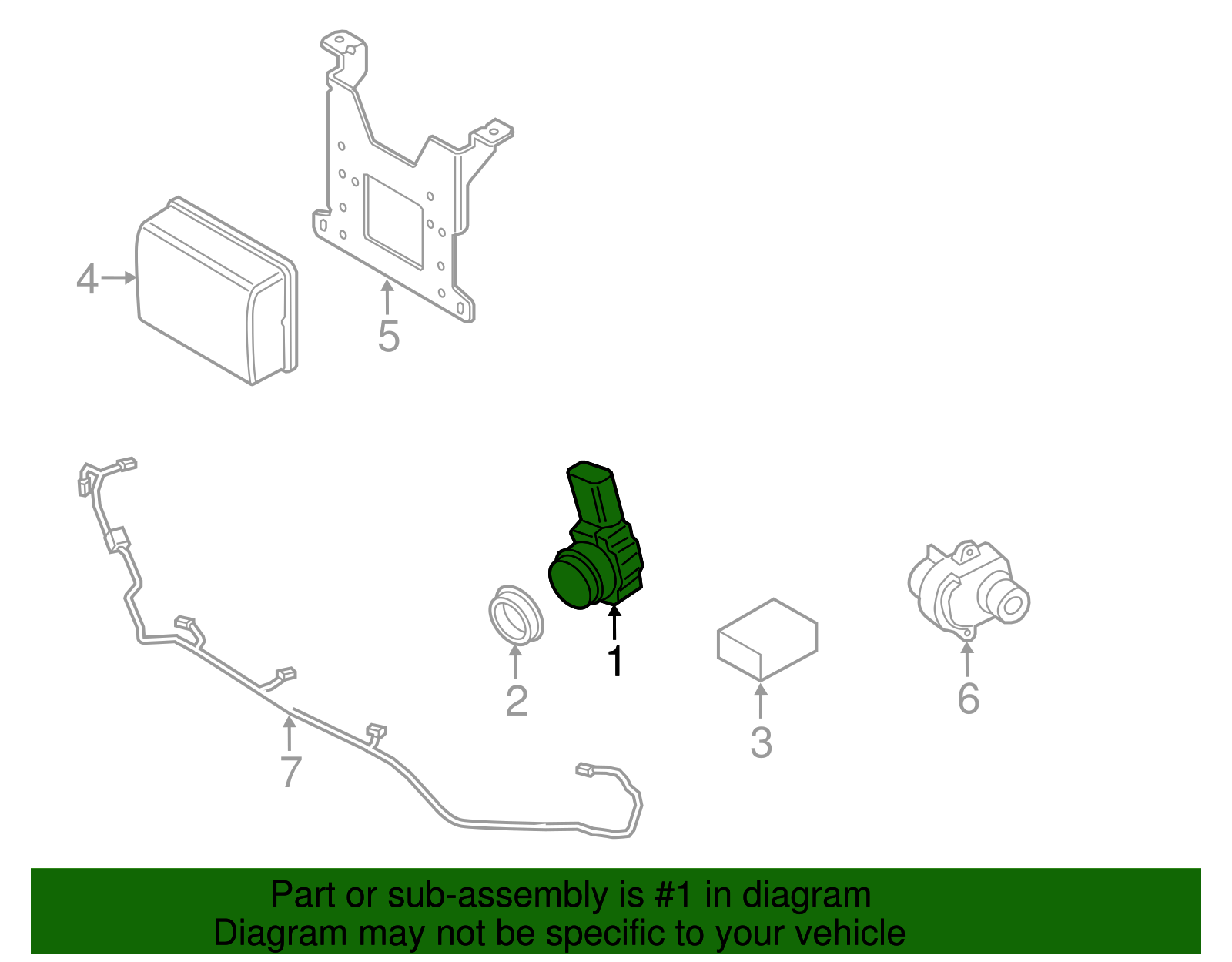 66-20-9-261-626 - 2012-2019 BMW - Park Sensor | BMWPartsHub