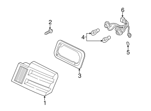 92410-3C000 - Tail Lamp Assembly 2001-2002 Kia Optima | Kia.Parts Store