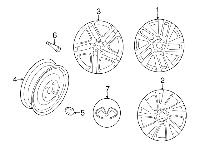 40300-9NB4A - Wheel, Alloy 2017-2020 Infiniti QX60 | Top Infiniti Parts
