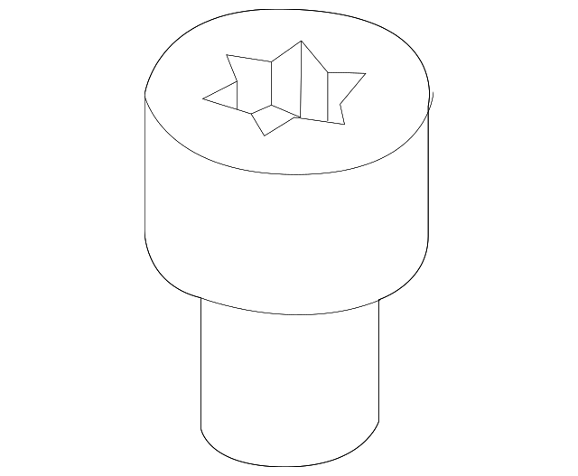 Genuine BMW 07-12-9-907-087 | Buckle Retainer Screw | FREE Shipping on ...