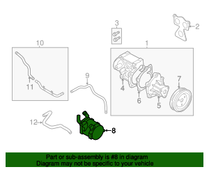 2014-2016 Kia Optima Auxiliary Pump 36910-3D010 | QuirkParts
