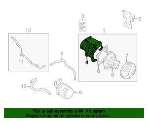 2011-2016 Kia Optima Water Pump Housing 25125-2G800 | OEM Parts Online