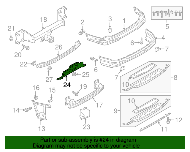 2017-2020 Audi Retainer Plate 4M0-807-329 | OEM Parts Online