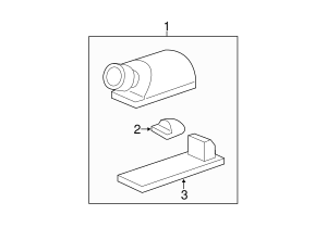 2010-2019 GM Rear License Plate Lamp 13502179 | NewGMParts.com