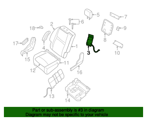 2014-2020 Infiniti QX60 Seat Back Heater 88635-3JP1A | INFINITI OF WEST ...