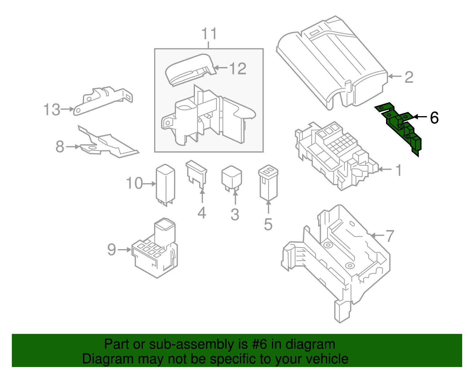 2012-2019 Volkswagen Main Fuse 5C0-937-629-F | Retail Performance Auto ...