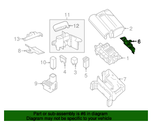 2011-2021 Volkswagen Main Fuse 5C0-937-629-B | OEM Parts Online