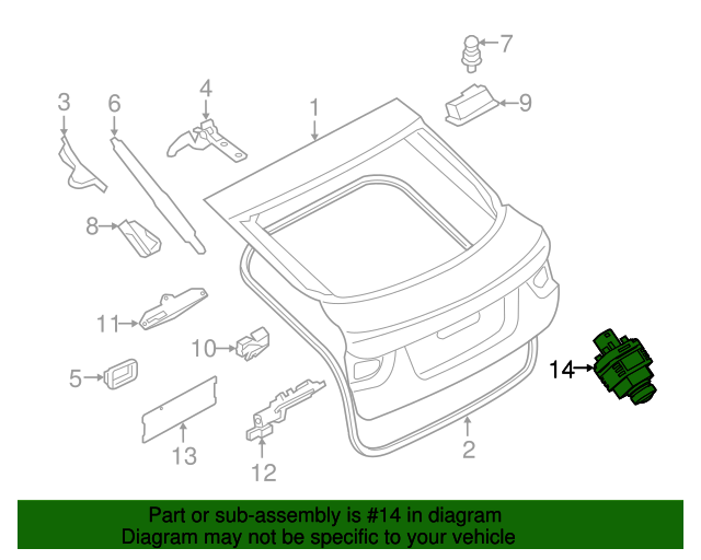 Genuine BMW 66-53-5-A4A-EB2 | Rear View Camera | FREE Shipping on Most ...