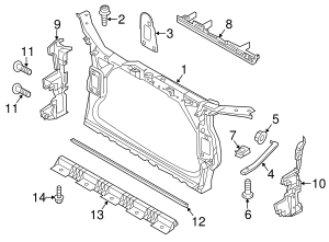 N-911-757-01 - Radiator Support Bolt 2013-2023 Audi | Audi OEM Parts