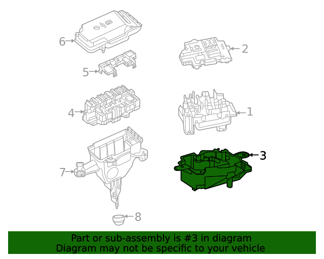 2020-2021 Mercedes-Benz Lower Housing 167-540-63-40 | MB OEM Parts