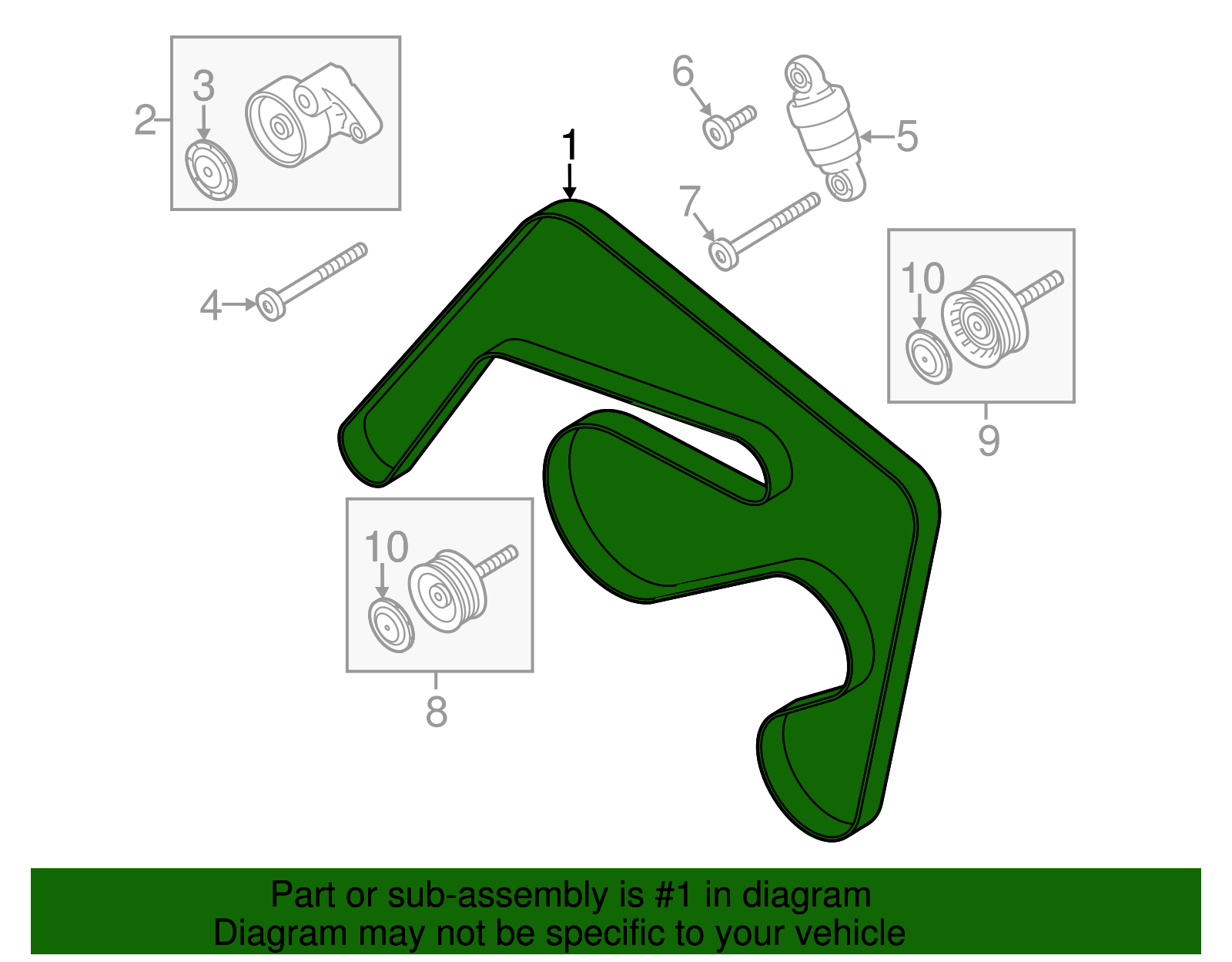 2012-2016 Porsche Panamera Serpentine Belt 7PP-903-137-B | Sunset ...