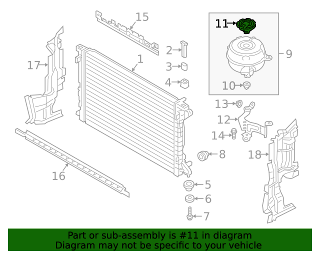 4M0-121-321-Q - Cap 2017-2023 Audi | AutoNationParts.com
