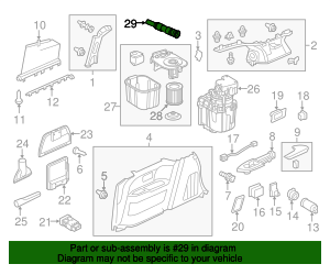 84910-TK8-A02 - Hose Assembly, Vacuum - 2014-2019 Honda Odyssey ...
