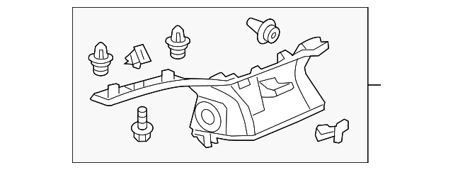 84149-TK8-A23ZA - Garnish, R Rear Pillar *NH556L* (Grayge) - 2011-2017 ...
